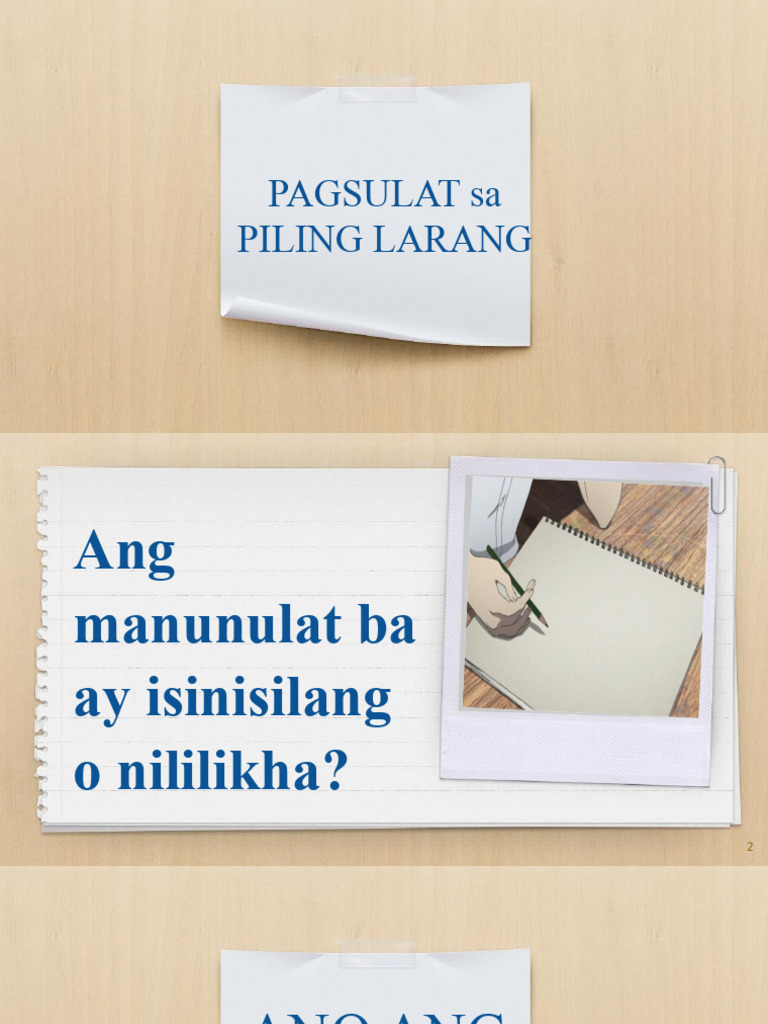 PAGSULAT. Day 1 Kahulugan Kalikasan Kahalagahan. | PDF