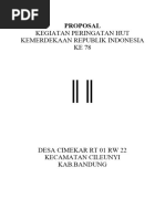 Contoh Proposal 17 Agustus | PDF