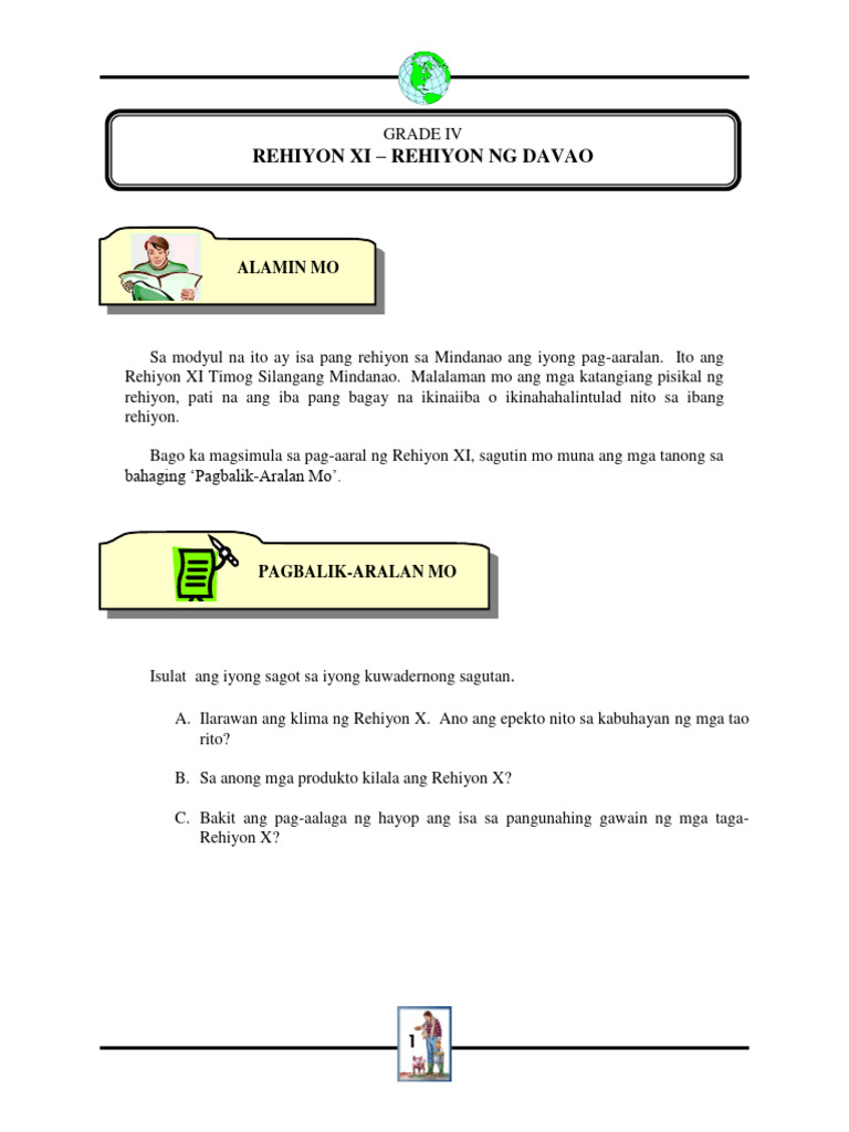 25 - Rehiyon XI - Rehiyon NG Davao | PDF