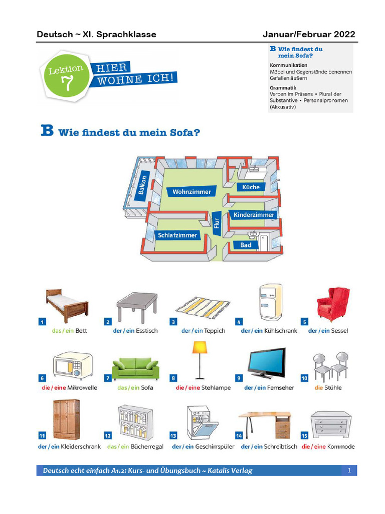 L7B Hier Wohne Ich Wie Findest Du Mein Sofa 2 | PDF