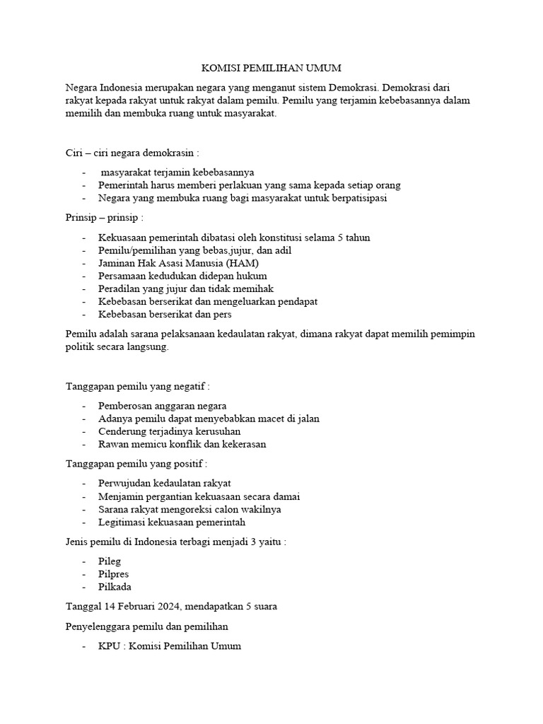 Contoh Makalah p5 | PDF | Politik