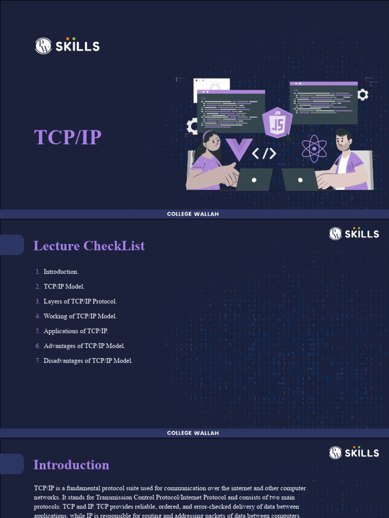 TCP Ip | PDF | Internet Protocol Suite | Internet Protocols