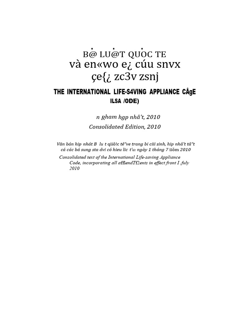 LSA Code 2010 (Viet) | PDF