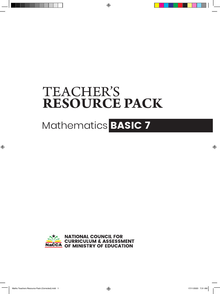 Maths Teachers Resource Pack Corrected | Download Free PDF | Learning ...