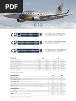 E190 Aircraft Specifications | PDF | Jet Aircraft | Transport