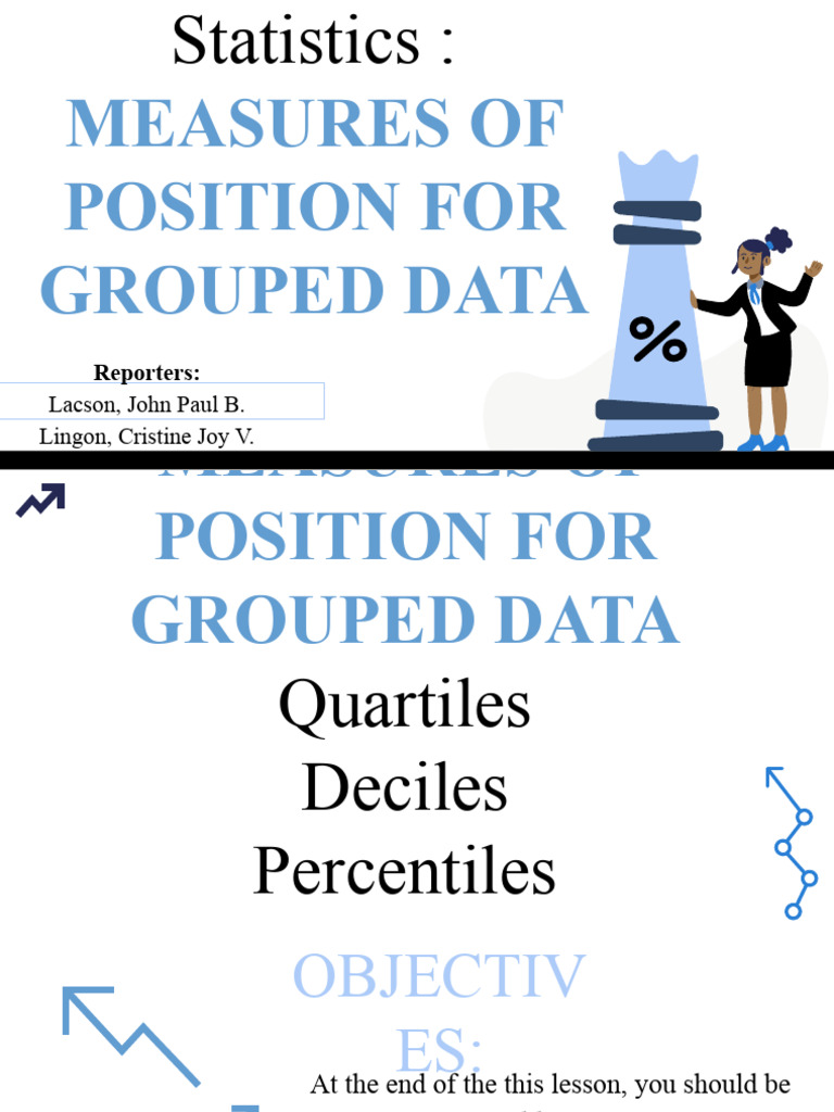 Math 203 Measure of Position Grouped Data Lacson J Lingon C. | PDF
