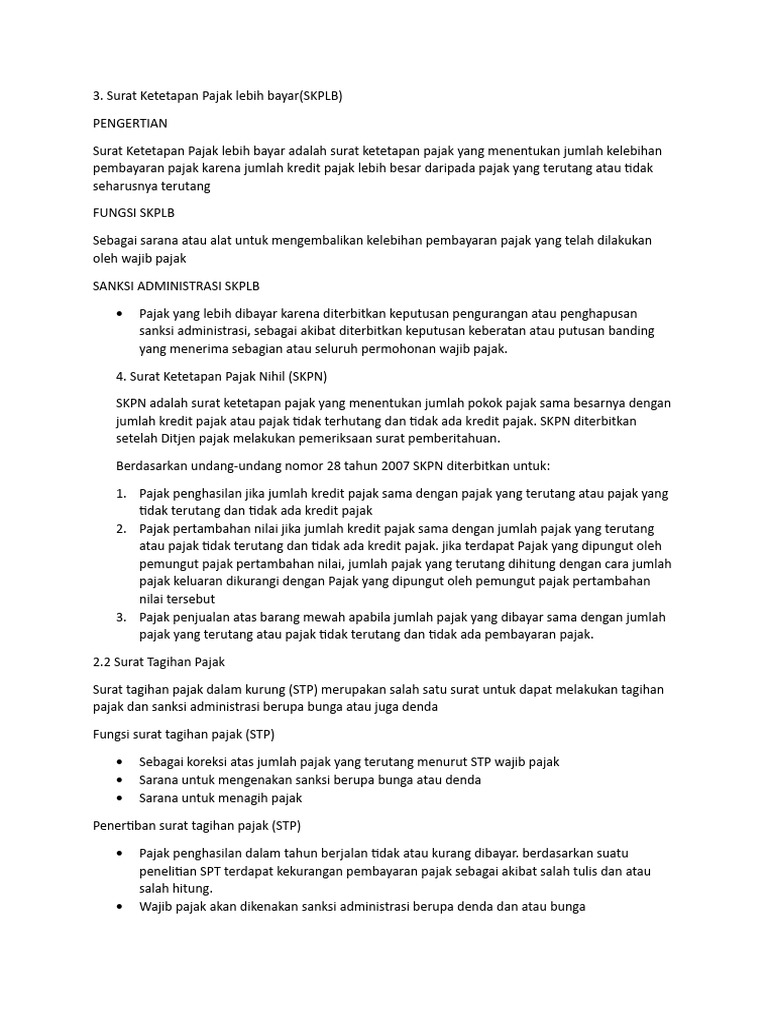 Pengertian dan Fungsi SKPLB | PDF | Pengelolaan Keuangan & Uang