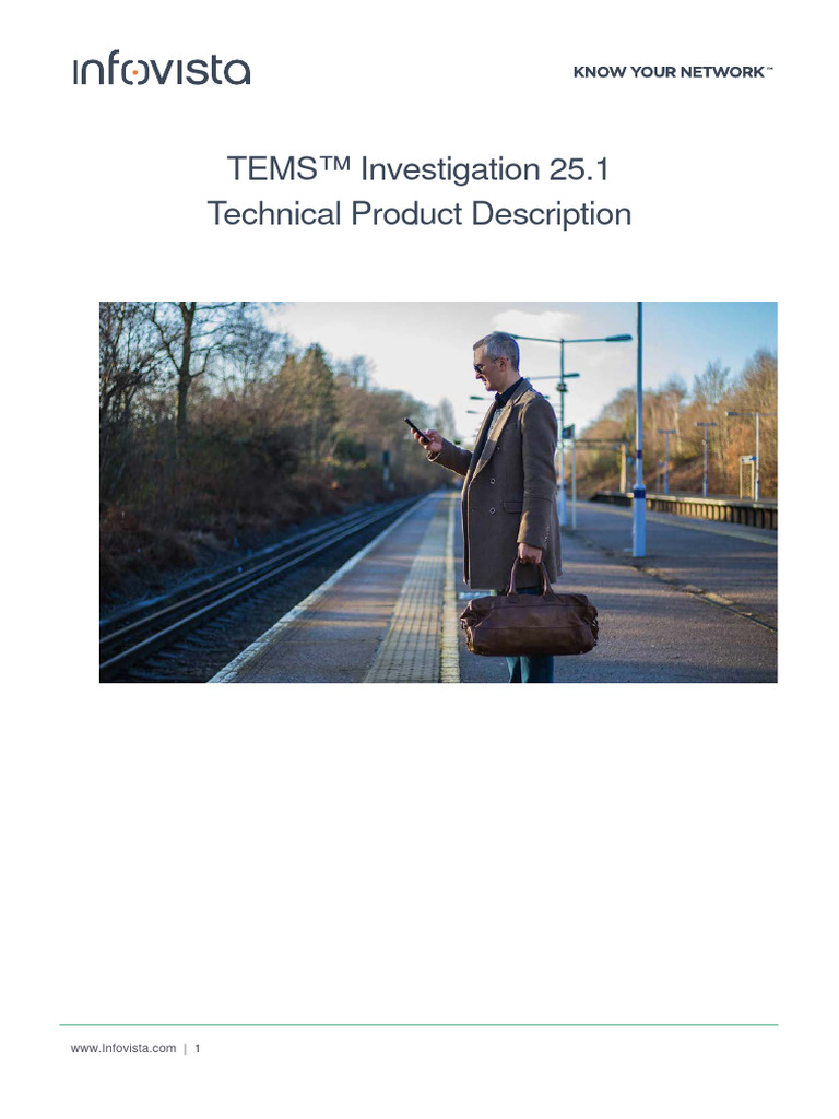 TEMS Investigation 25.1 - Technical Product Description | PDF