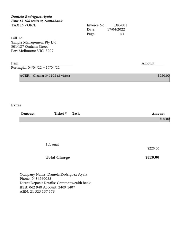 Daniela Rodriguez DK-001 | PDF