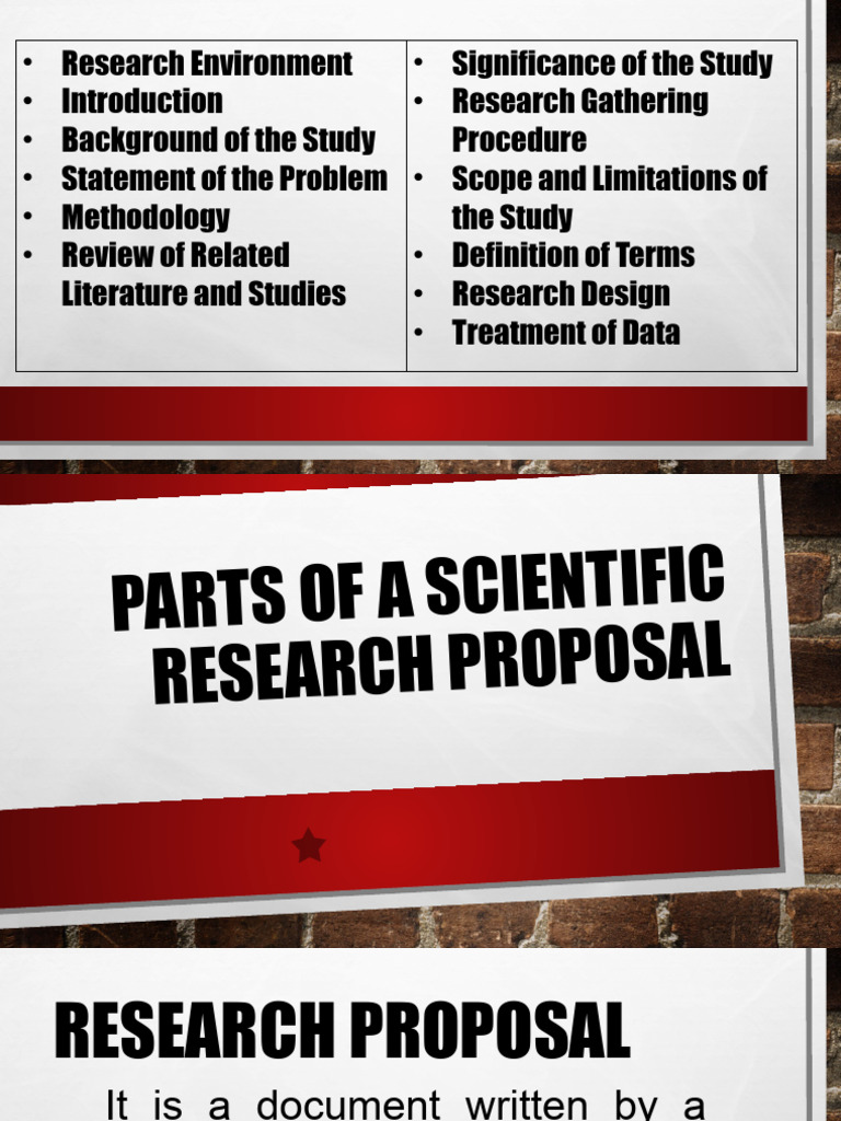 Scientific Research Proposal Guide | PDF | Scope (Computer Science ...