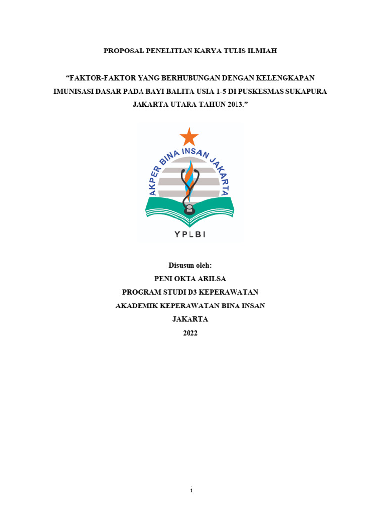 Karya Ilmiah Bab1-5 | PDF