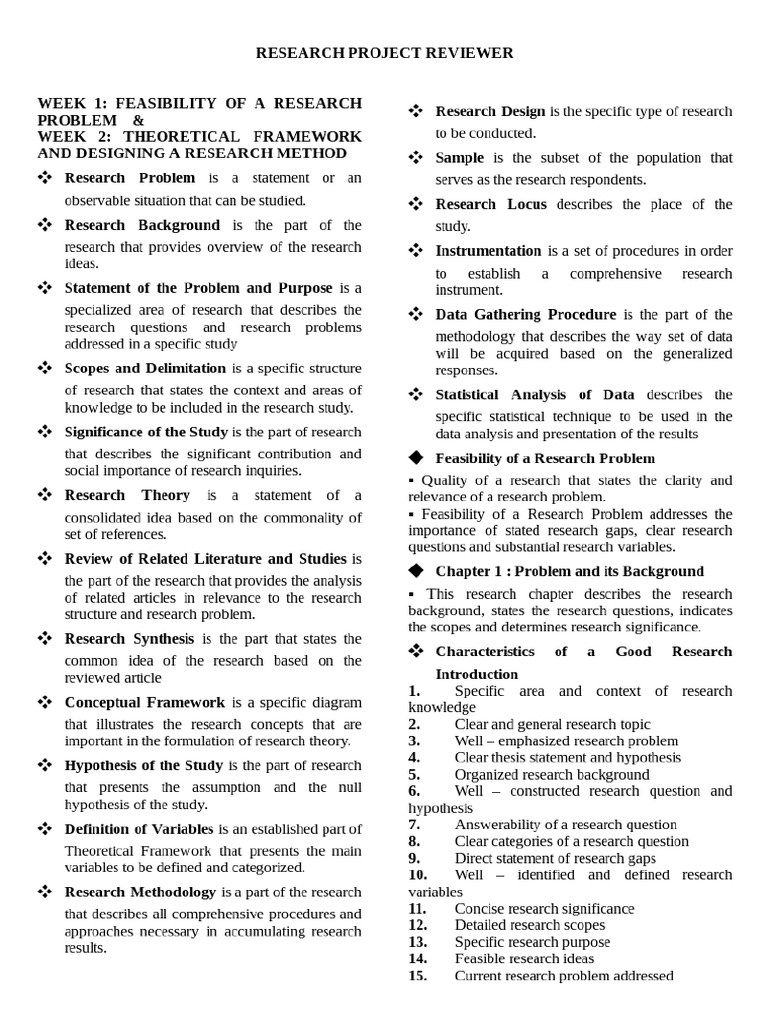 Research Project Reviewer | PDF
