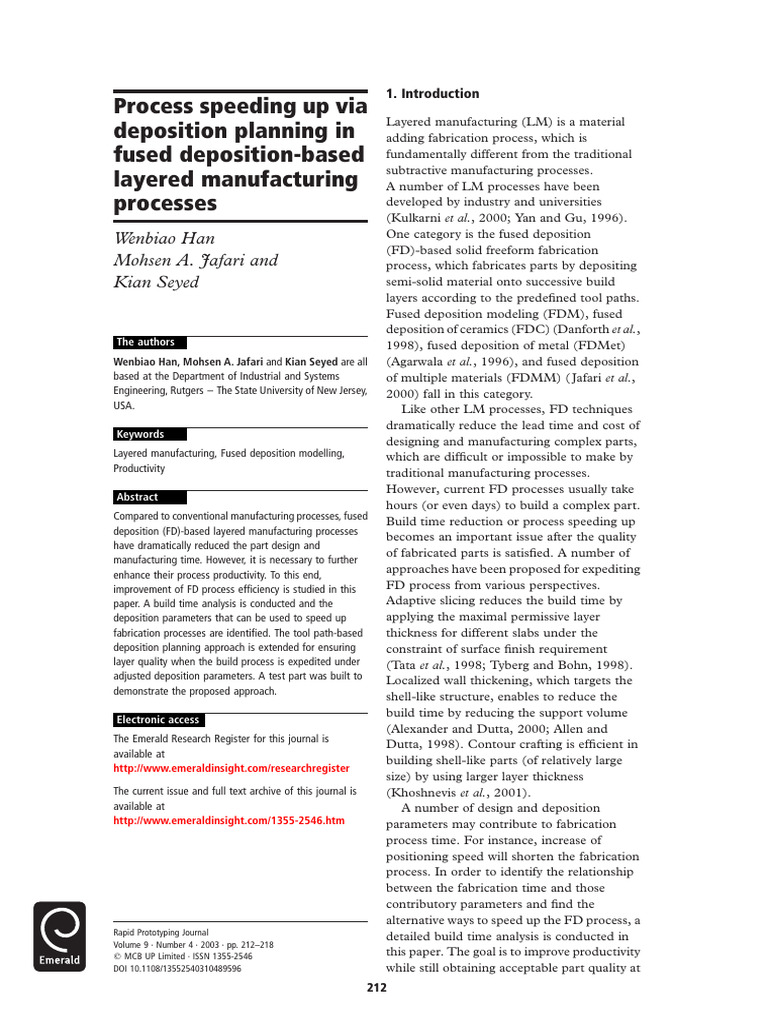 Process Speeding Up | PDF