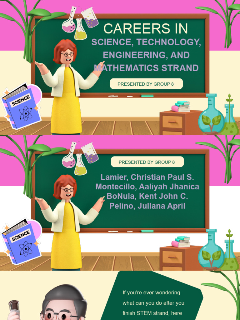 Stem Careers Group 8 | PDF