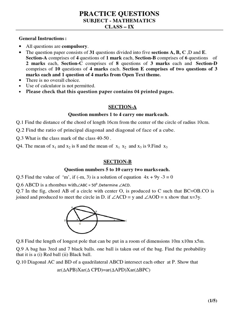9-Maths - PP2-solve It Priority | PDF