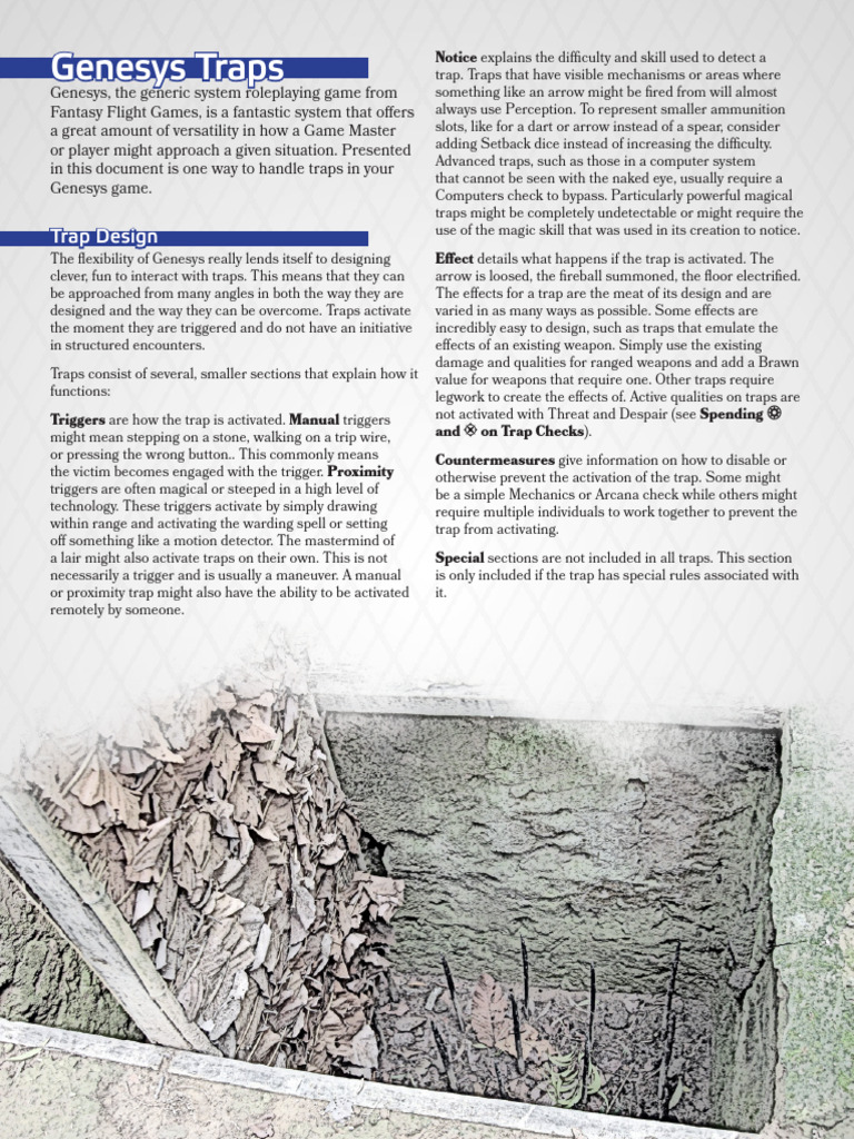 Genesys Traps (Kyle Carty) | PDF