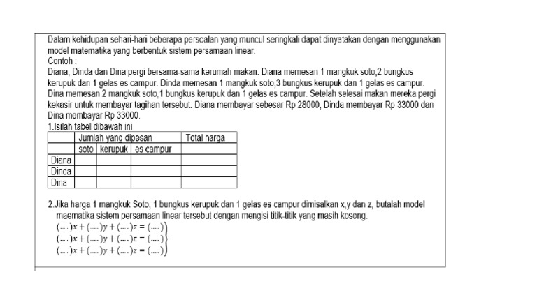 2.eksplorasi Konsep SPL 3 VARIABEL | PDF 2.eksplorasi Konsep SPL 3 VARIABEL | PDF