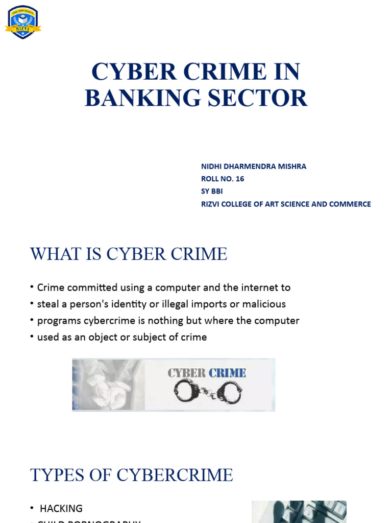 Cyber Crime in Banking Sector | PDF