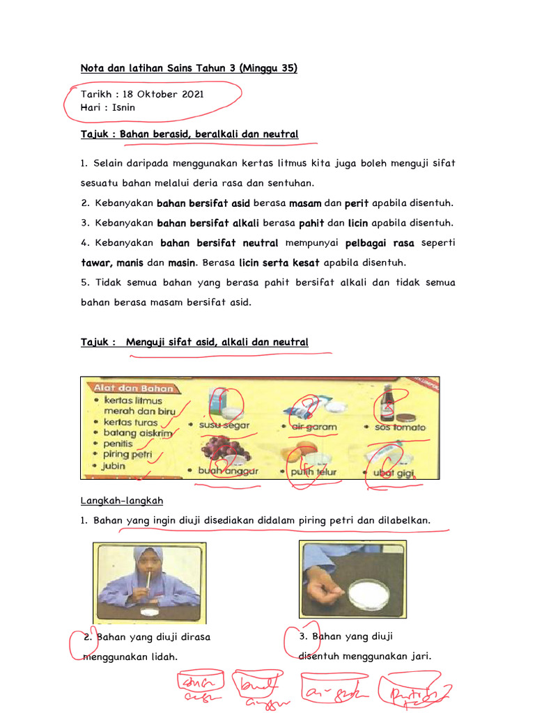 Nota Dan Latihan Sains Tahun 3 M35 Pdf