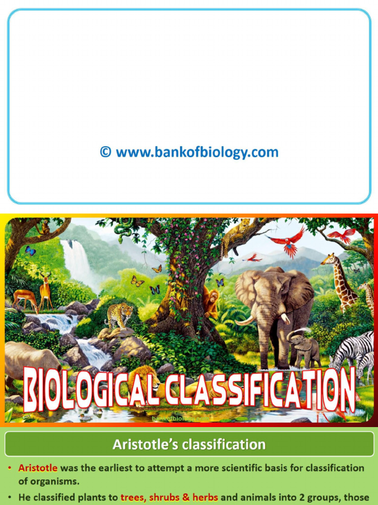 2 Biological Classification | PDF
