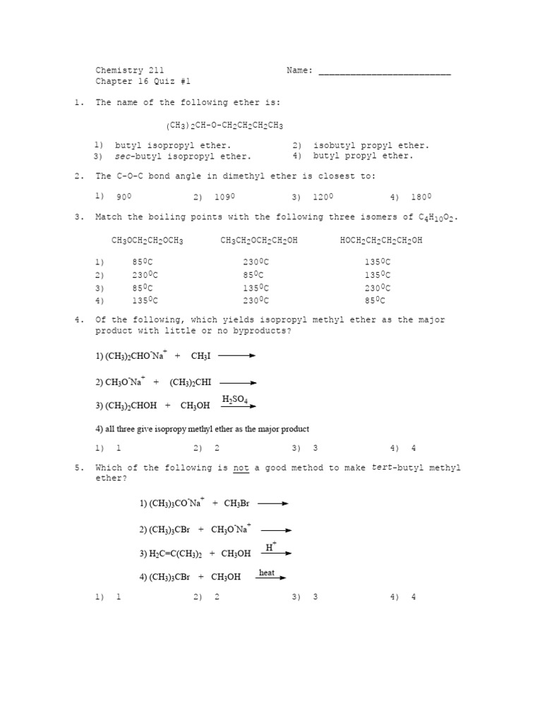 Sec-Butyl Isopropyl Ether | PDF | Chemistry | Organic Chemistry