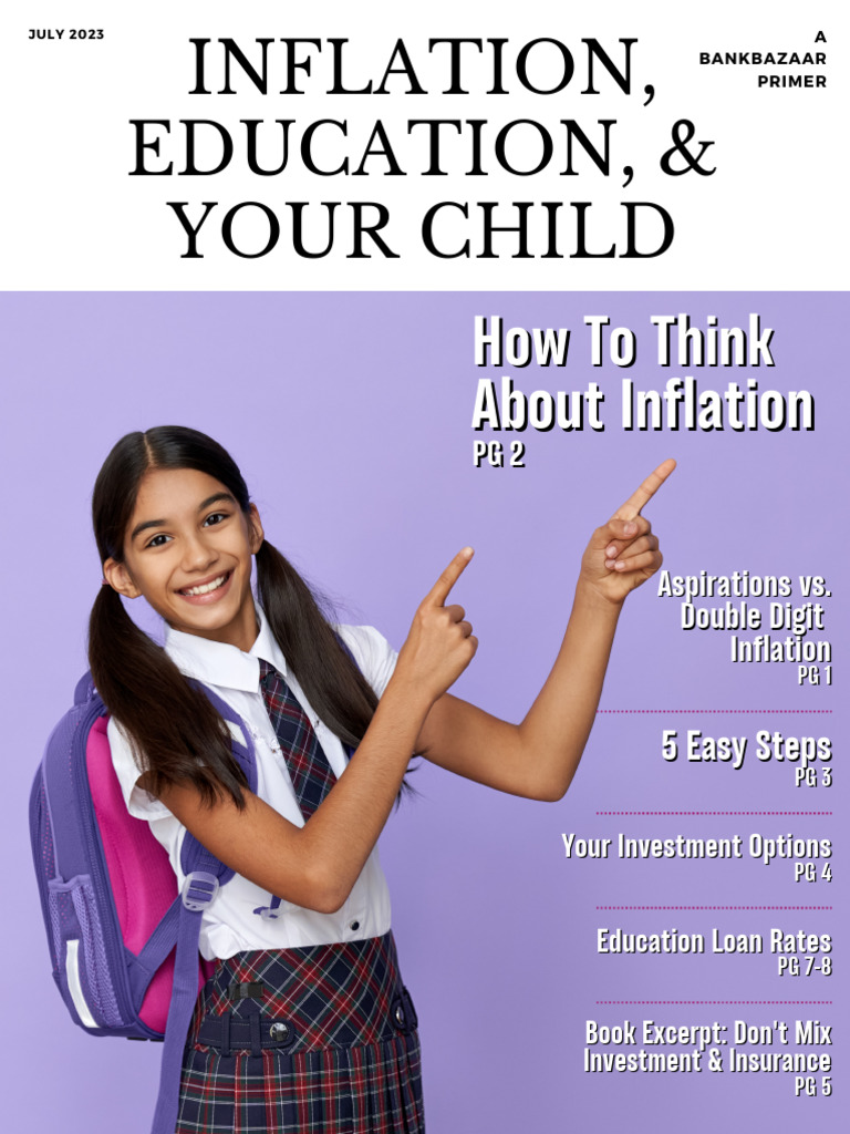 Inflation, Education, and Your Child | PDF | Loans | Interest