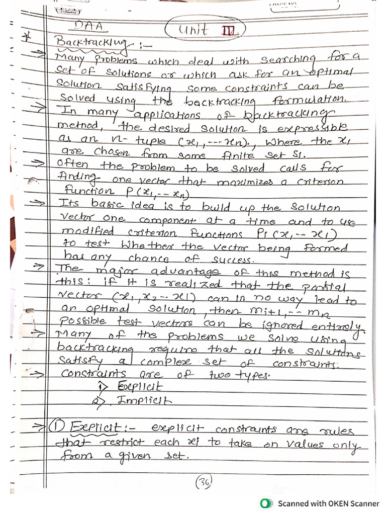 DAA Unit 4 Notes | PDF