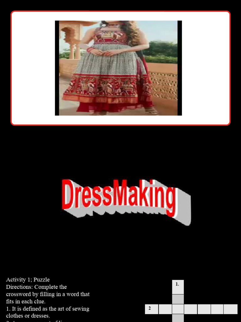 History and Art of Dressmaking | PDF | Clothing | Sewing