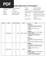 Contoh Breakdown Shooting Film | PDF