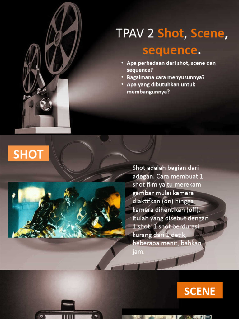 Shot, Scene & Sequence | PDF