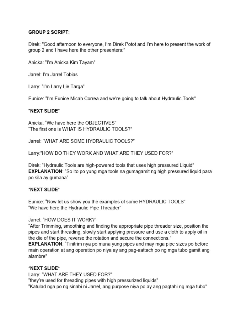 Group-2-Script-Updated Vers. | PDF | Electrical Connector | Electrical ...