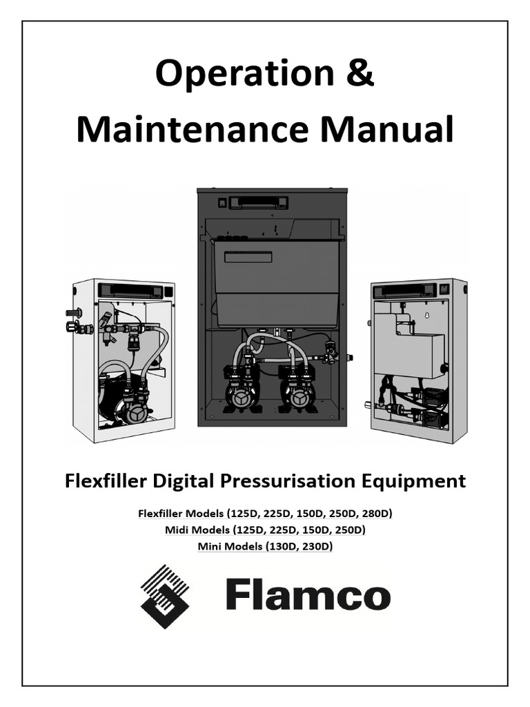 Flamco Flexfiller Manual All | PDF | Valve | Pump