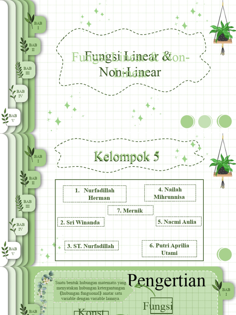 Fungsi Linear & Non-Linear | PDF
