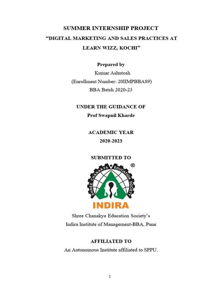 ASHUTOSH JHA SIP - Docx R222221ur - Docx .Docxa | PDF | Educational Technology | Questionnaire