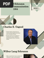 Osgood-Schramm Model of Communication | PDF