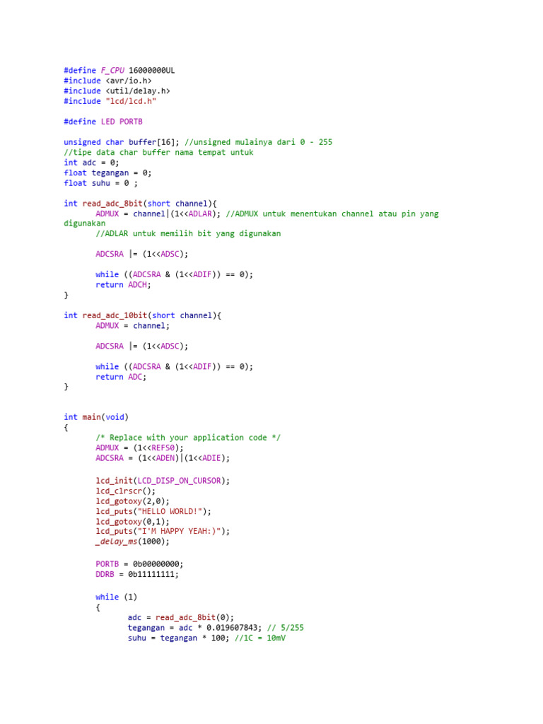 Coding Motor DC | PDF
