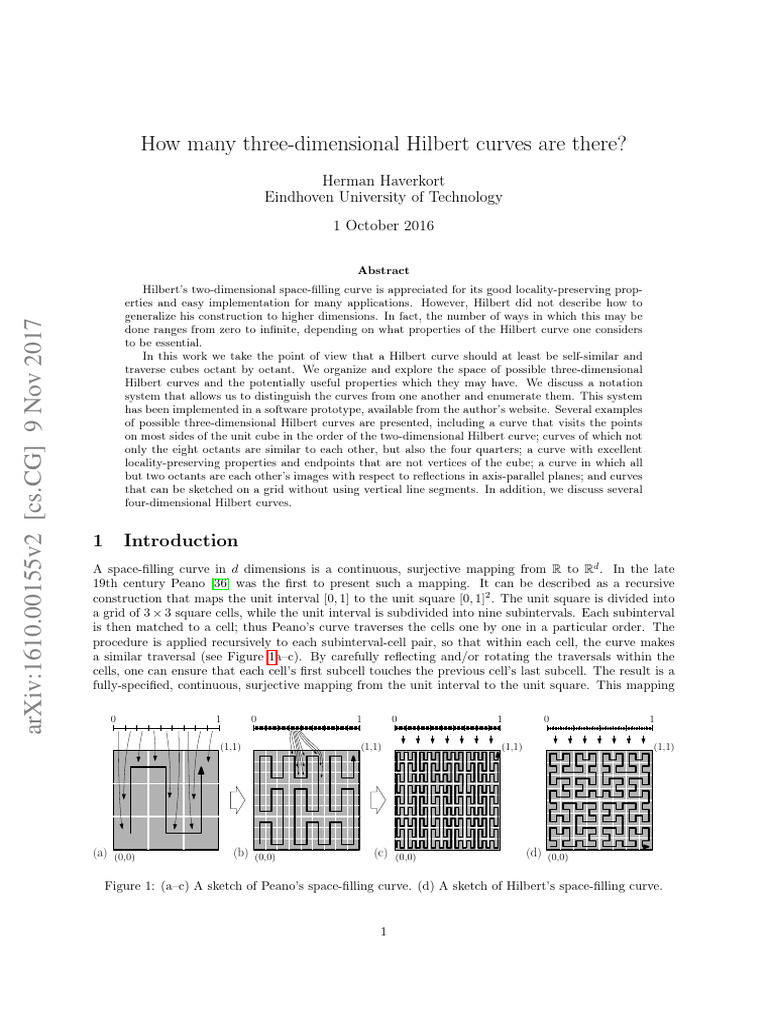 (2016) How Many Three-Dimensional Hilbert Curves Are There? (Haverkort ...