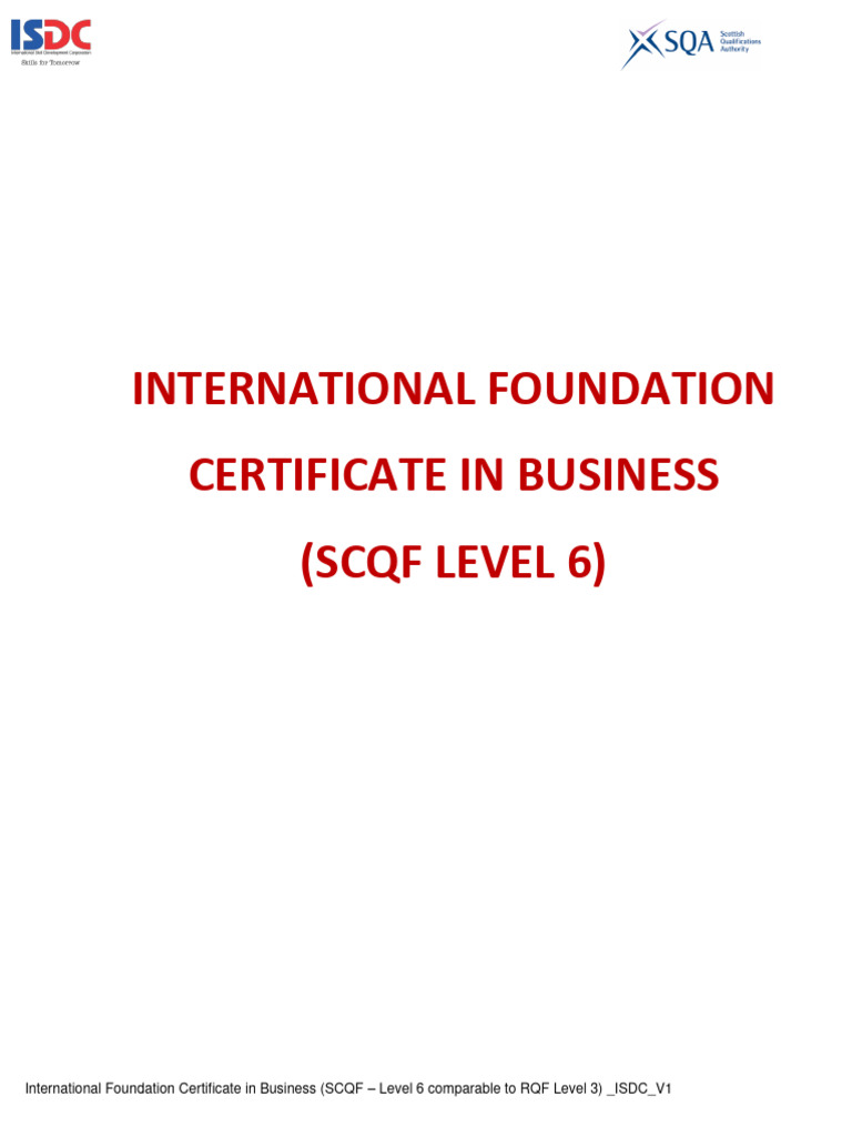 SCQF Level 6 Program Curriculum | PDF | Marketing | Monopoly