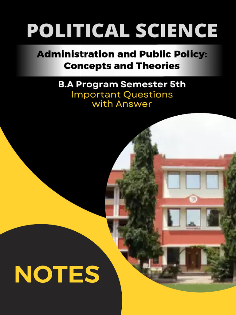 Administration | PDF | Public Administration | Policy