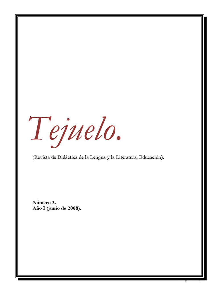 Tejuelo Didactica | PDF | Amor