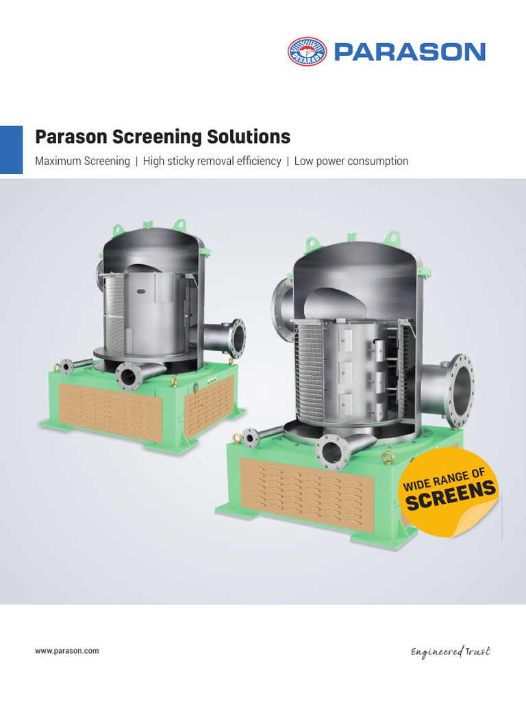 PARASON 03 Screening Solutions | PDF