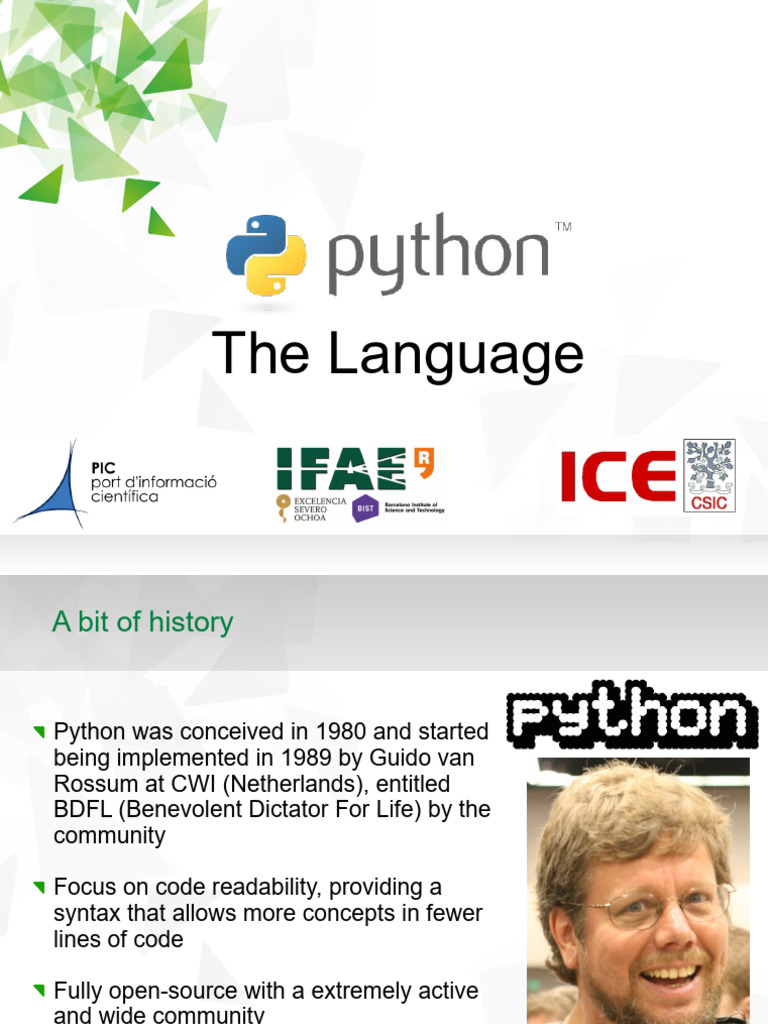 Introduction Python Pdf Python Programming Language Software Industry 3001