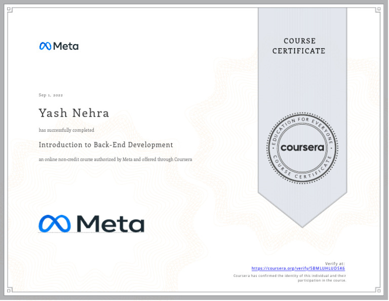 Coursera Introduction To Back End Pdf 