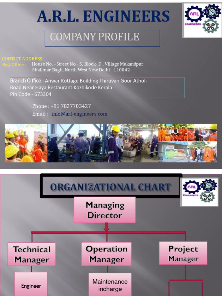 A.R.L Engineers Company Profiile | PDF | Engineering | Economies