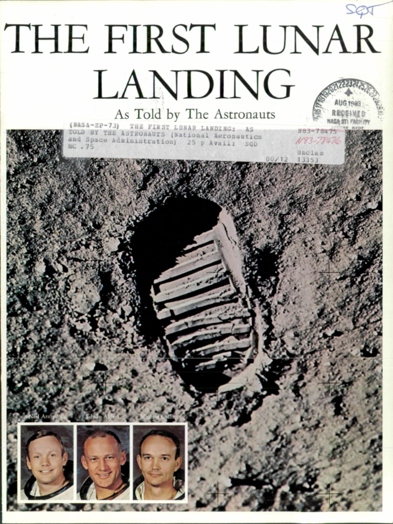 The First Lunar Landing - As Told by The Astronauts | Download Free PDF ...