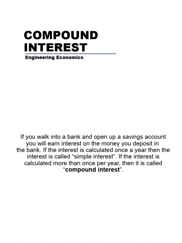 Lesson 3 Compund Interest | PDF