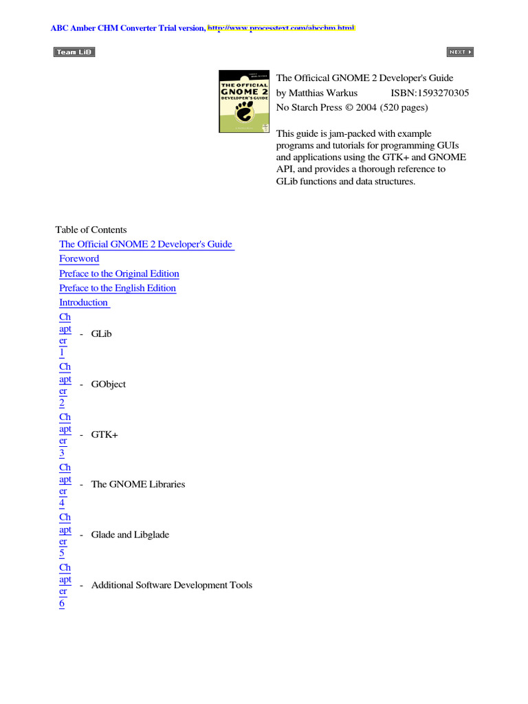 The Official GNOME 2 Developers Guide (Matthias Warkus) (Z-Library ...