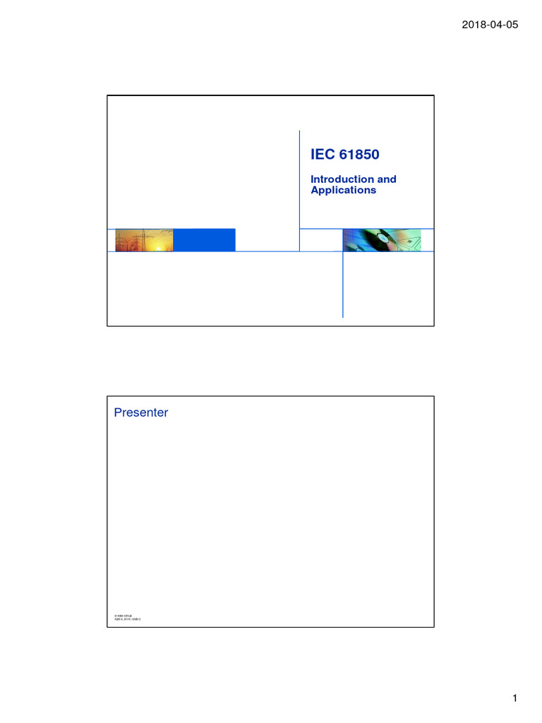 IEC 61850-Introduction-Sv | PDF | Scada | Computer Network