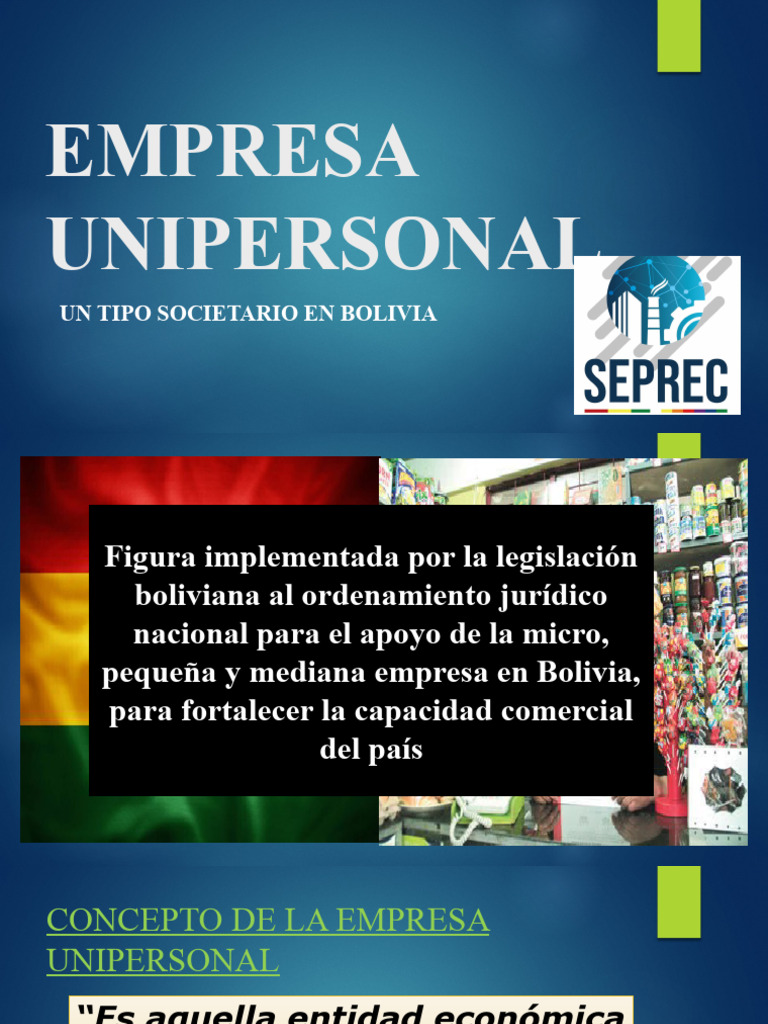 Inscripción de Comerciante Individual o Empresa Unipersonal | PDF | Business | Bolivia