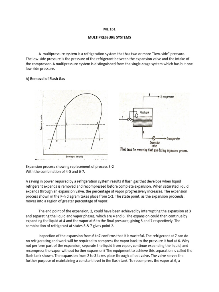 Multi Pressure Refrigeration Systems | PDF | Refrigeration | Home Appliance